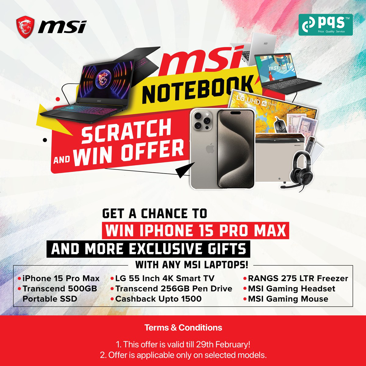 **MSI Scratch & Win Offer!!